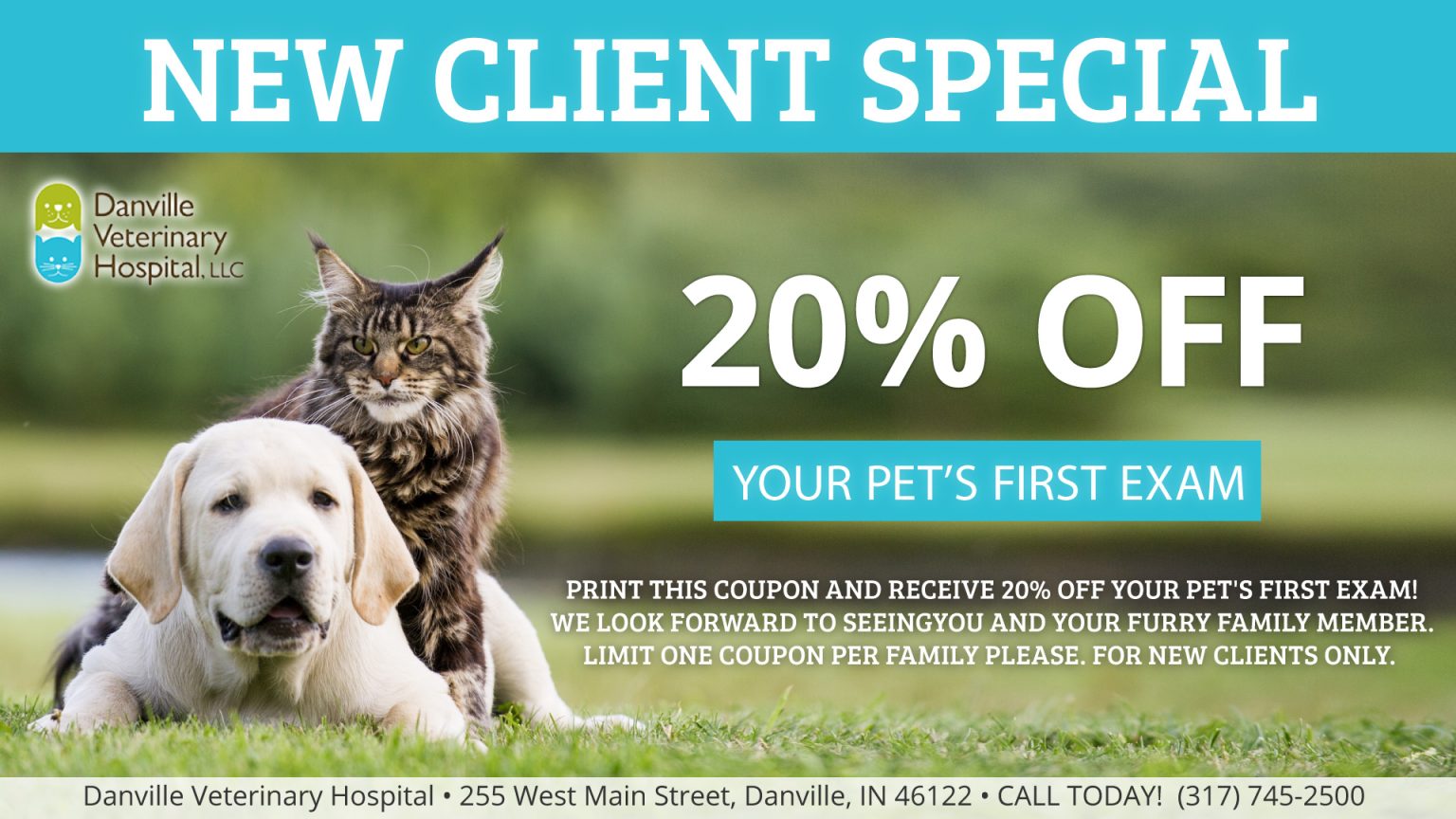 Veterinary Specials in Danville, IN | Danville Veterinary Hospital